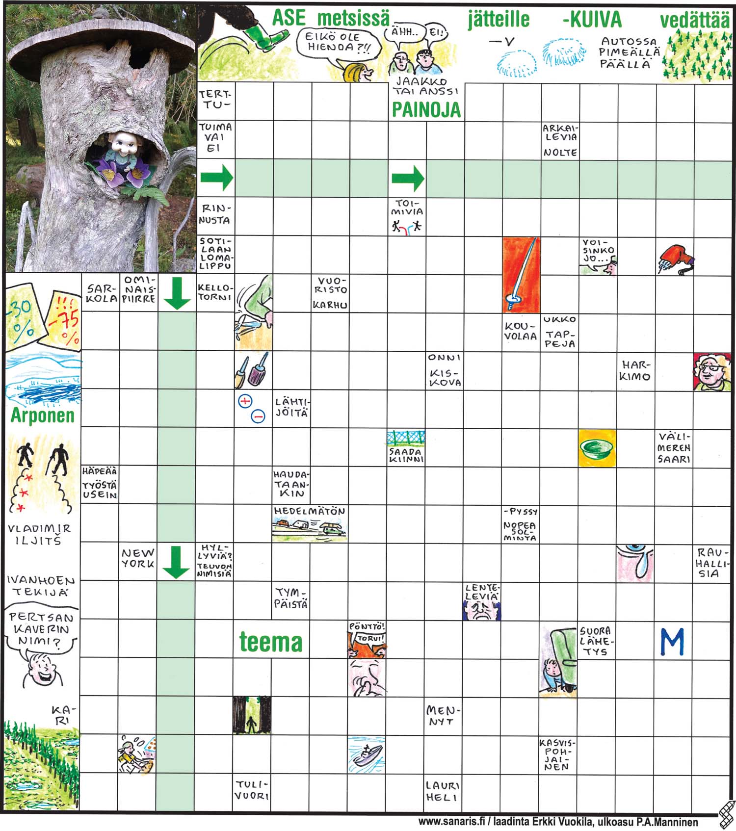 Sanaristikot.net - Ristikkoarkisto - Uusimmat