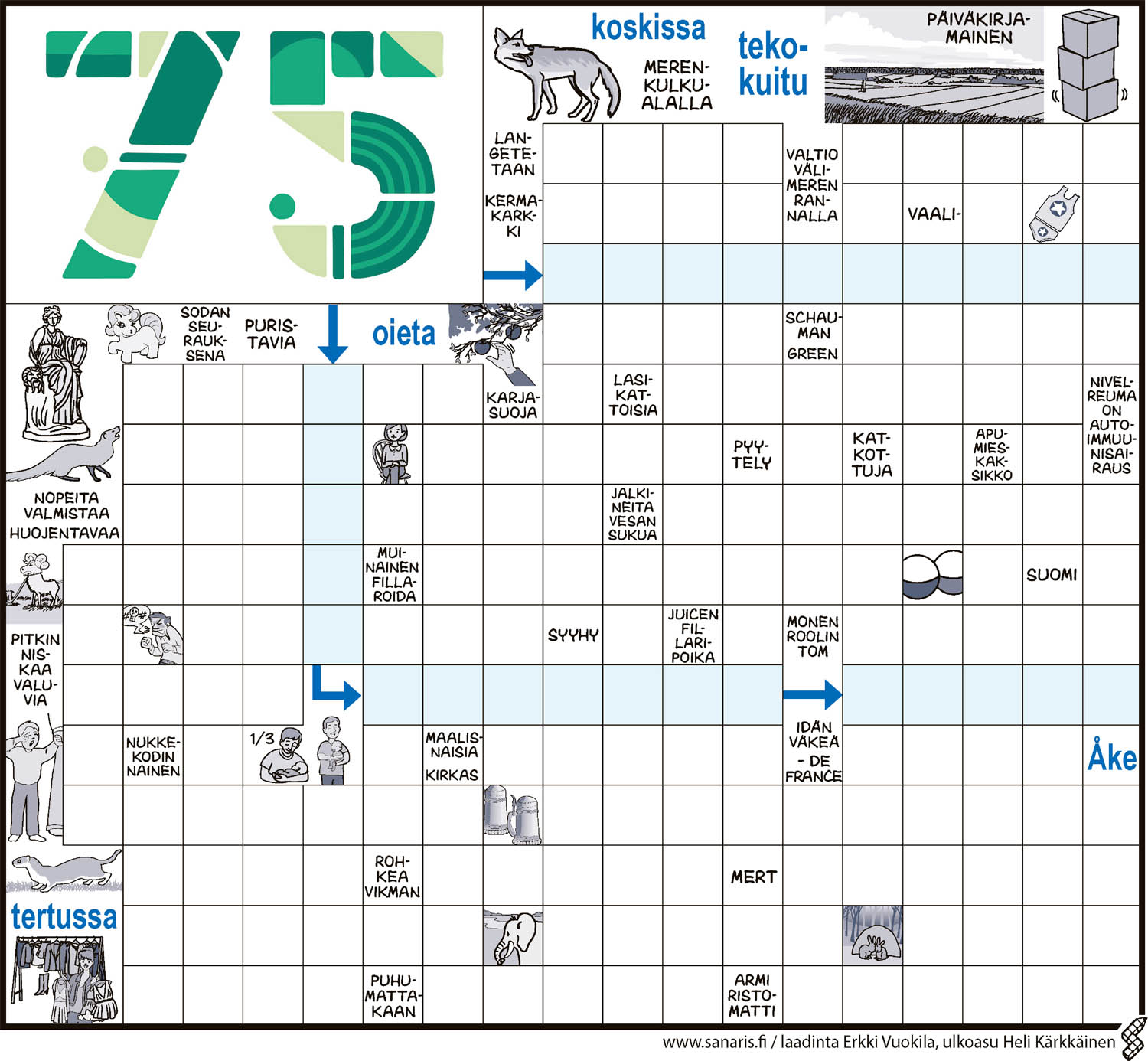 Sanaristikot.net - Ristikkoarkisto - Uusimmat