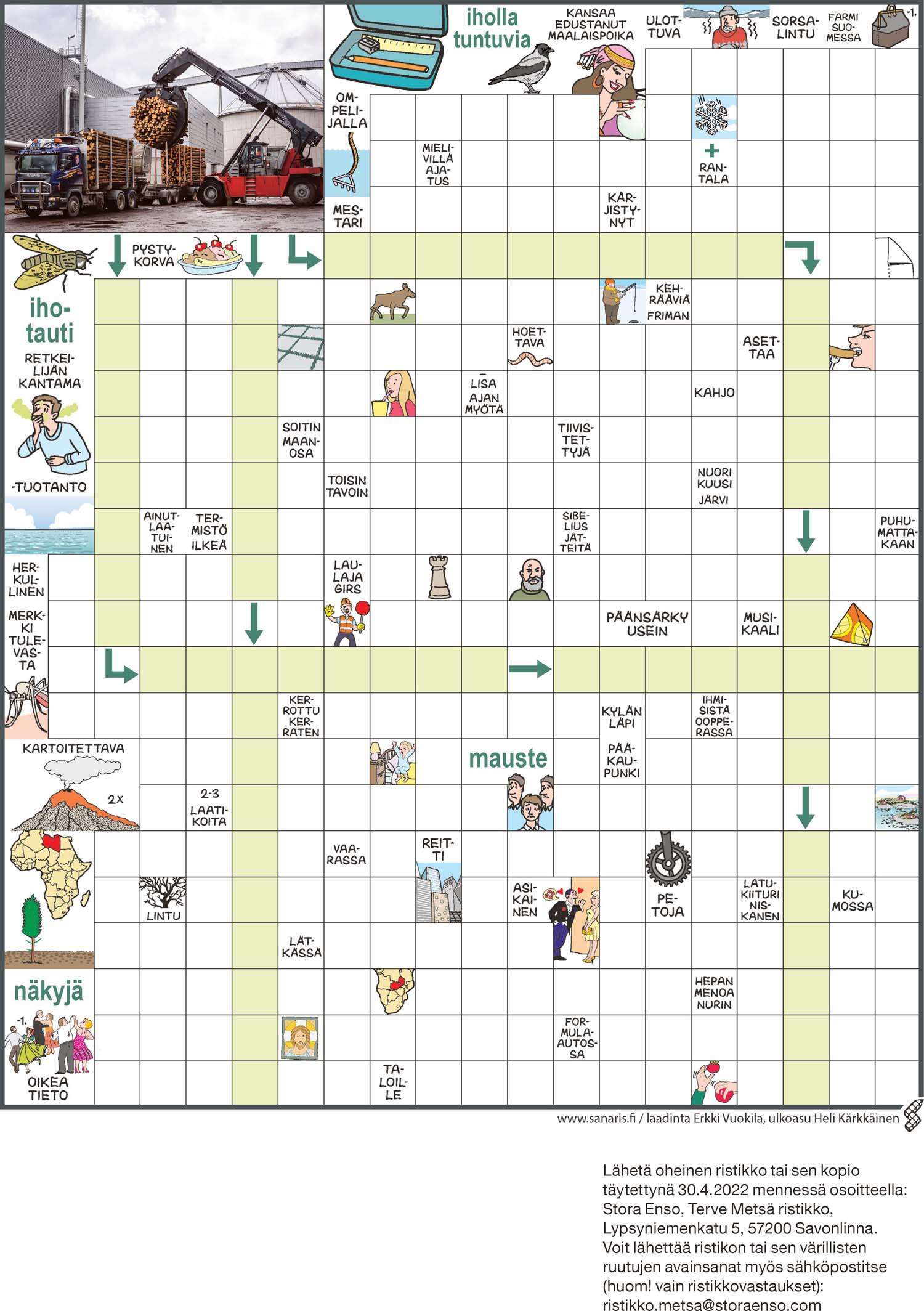 Sanaristikot.net - Ristikkoarkisto - Uusimmat