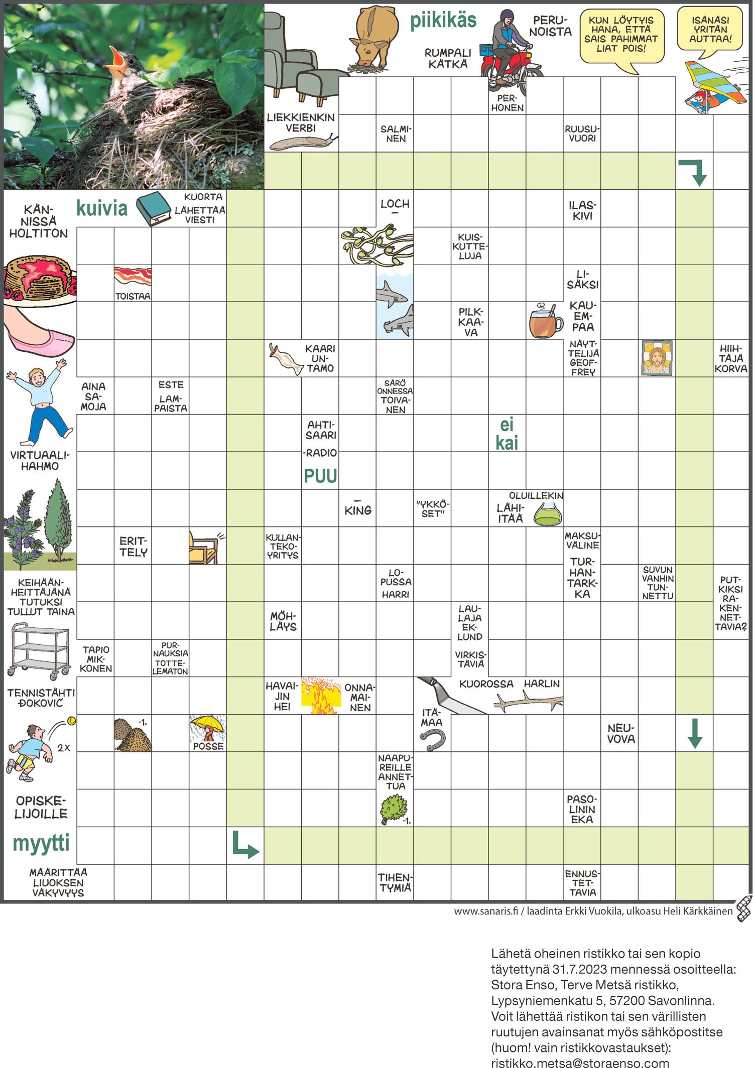 Sanaristikot.net - Ristikkoarkisto - Uusimmat